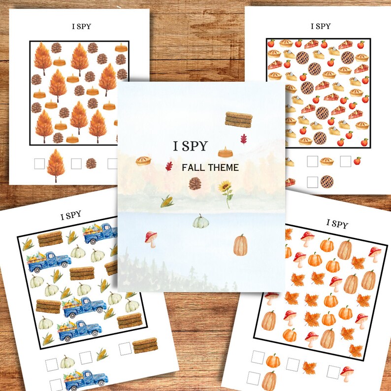 I Spy Printable Activity Toddlers Counting Game Printables Homeschool ...