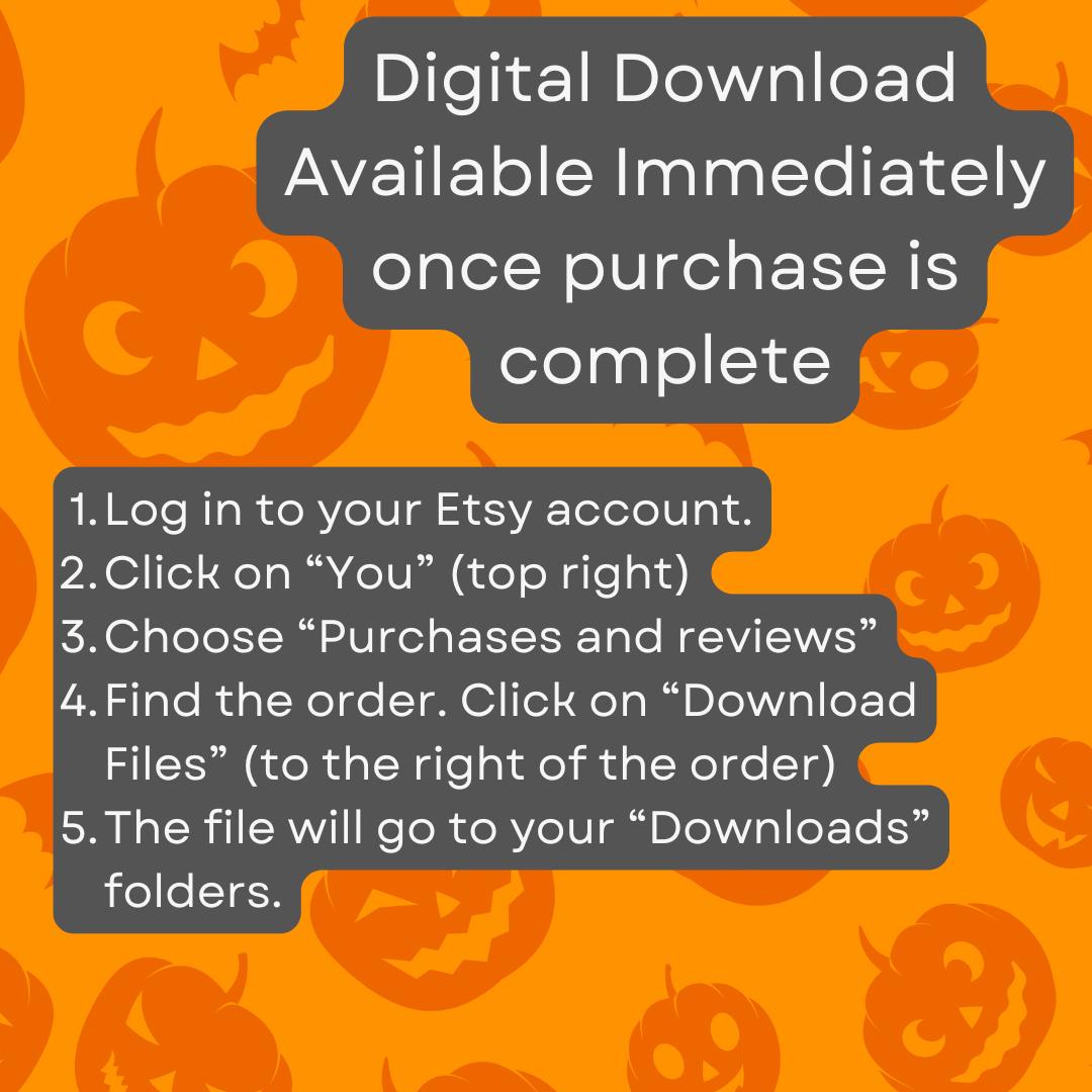 Halloween Bingo Cards Picture Bingo Classroom Activity Fall Game ...