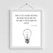 Thomas Edison Quote With Lightbulb Inspirational Quote - Etsy