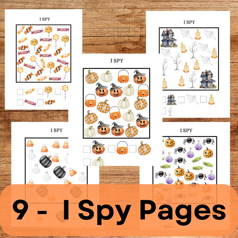 I Spy Homeschool Packet Printable Learn Counting Search Activity ...