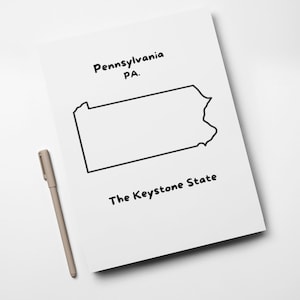 State Learning Study Pennsylvania Homeschool Study Printable ...