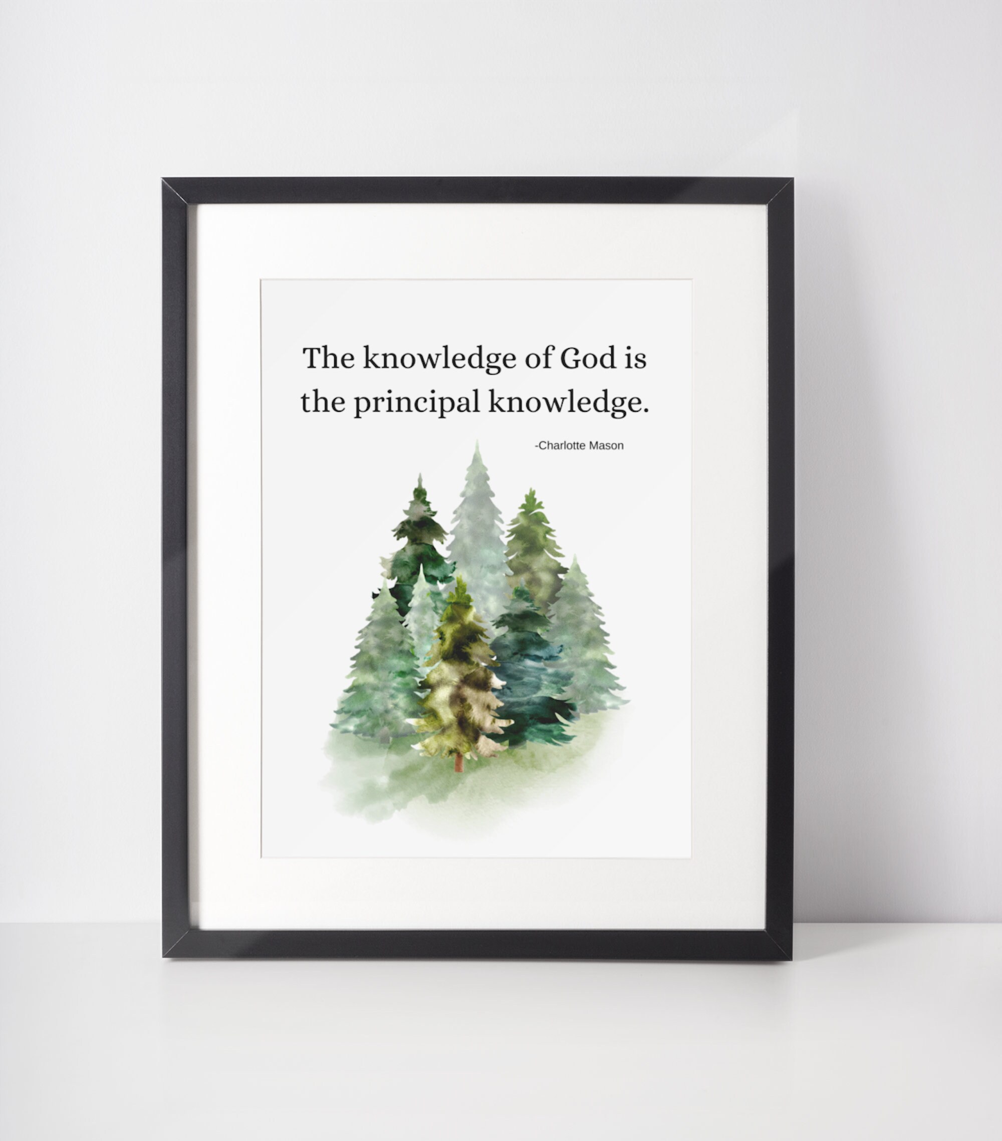 Homeschool Wall Art Trees Nature Printable Educational Inspirational ...