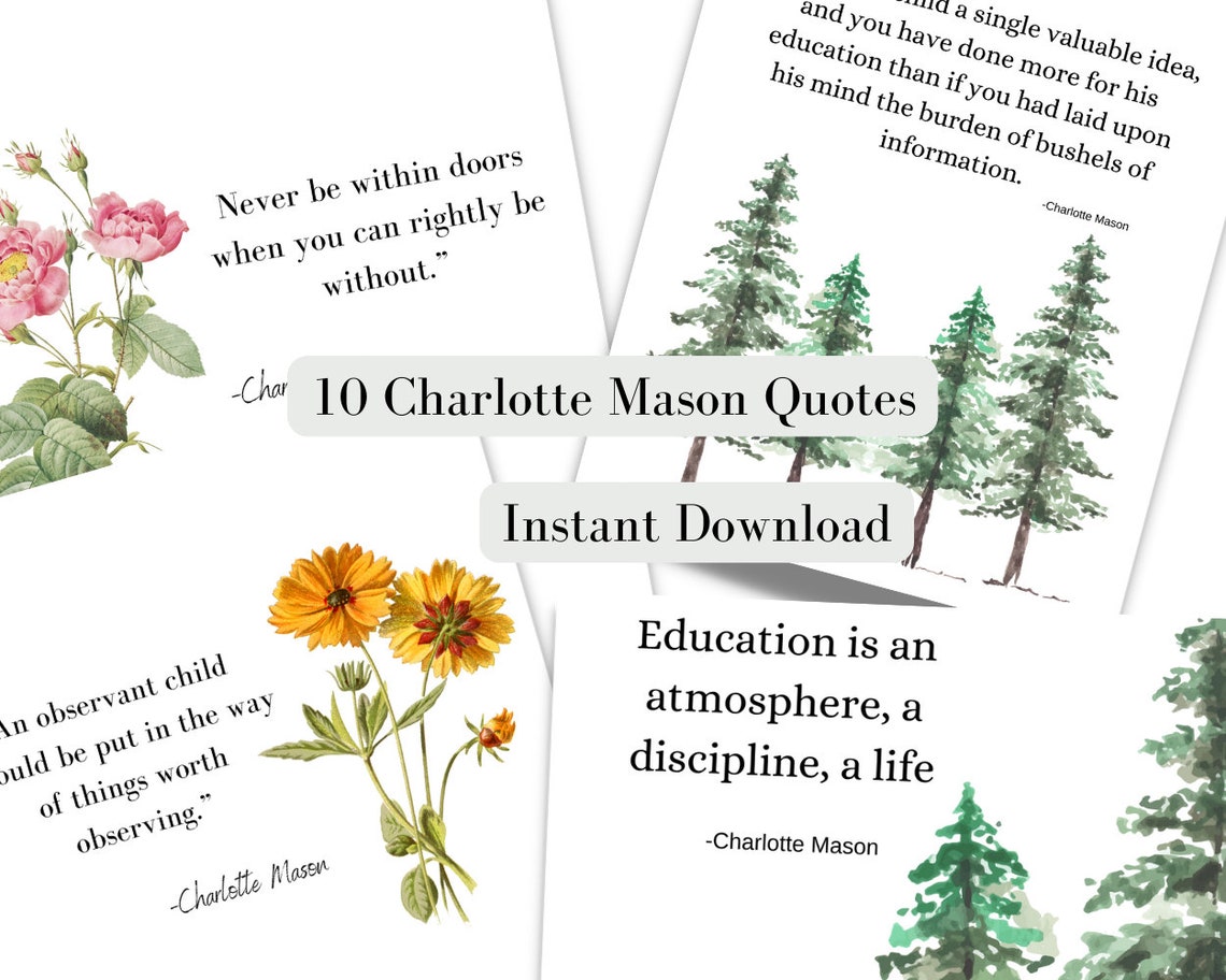 Wall Art Bundle Homeschool Art Printable Wall Art Bundle Charlotte ...
