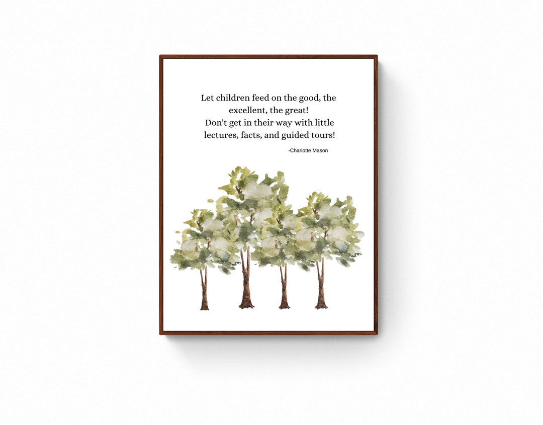 Educational Wall Art Educational Inspiration Quote Charlotte - Etsy