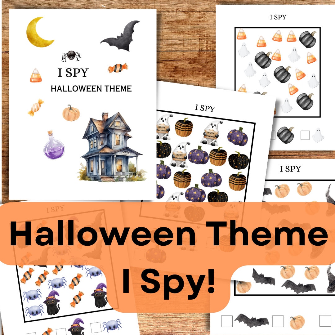 I Spy Homeschool Packet Printable Learn Counting Search Activity ...