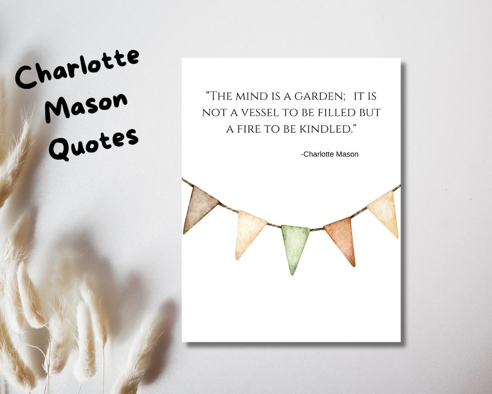 5 Charlotte Mason Quote Homeschool Posters Classroom Inspiration - Etsy