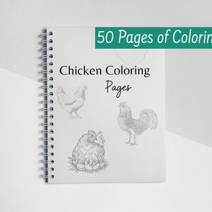 Chicken Study Printable Homeschool Worksheets Nature Study - Etsy