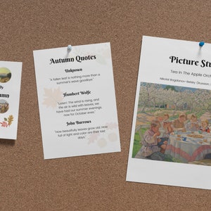 Picture Study Printable Art Morning Basket Learn Seasons Charlotte ...