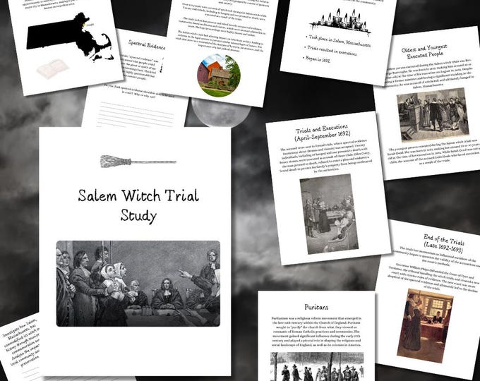 Homeschool History Study Unit the Salem Witch Trials - Homeschool ...