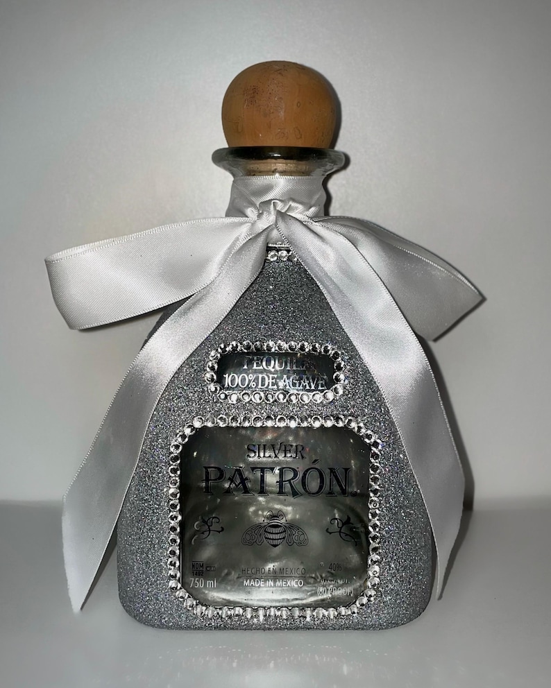 Patron Custom Glitter Bottle - Etsy