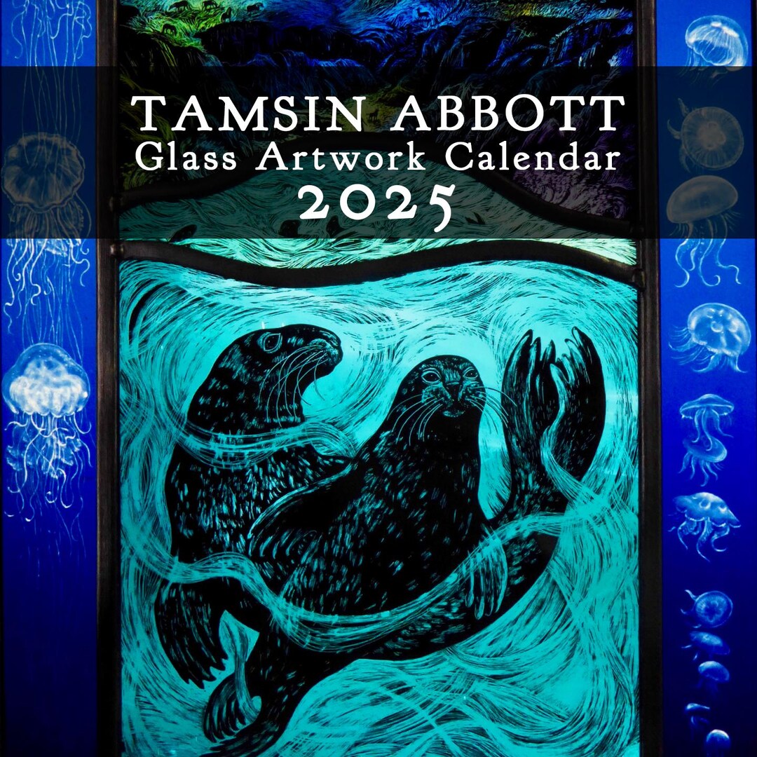Tamsin Abbott Glass Artwork Calendar 2025 - Etsy