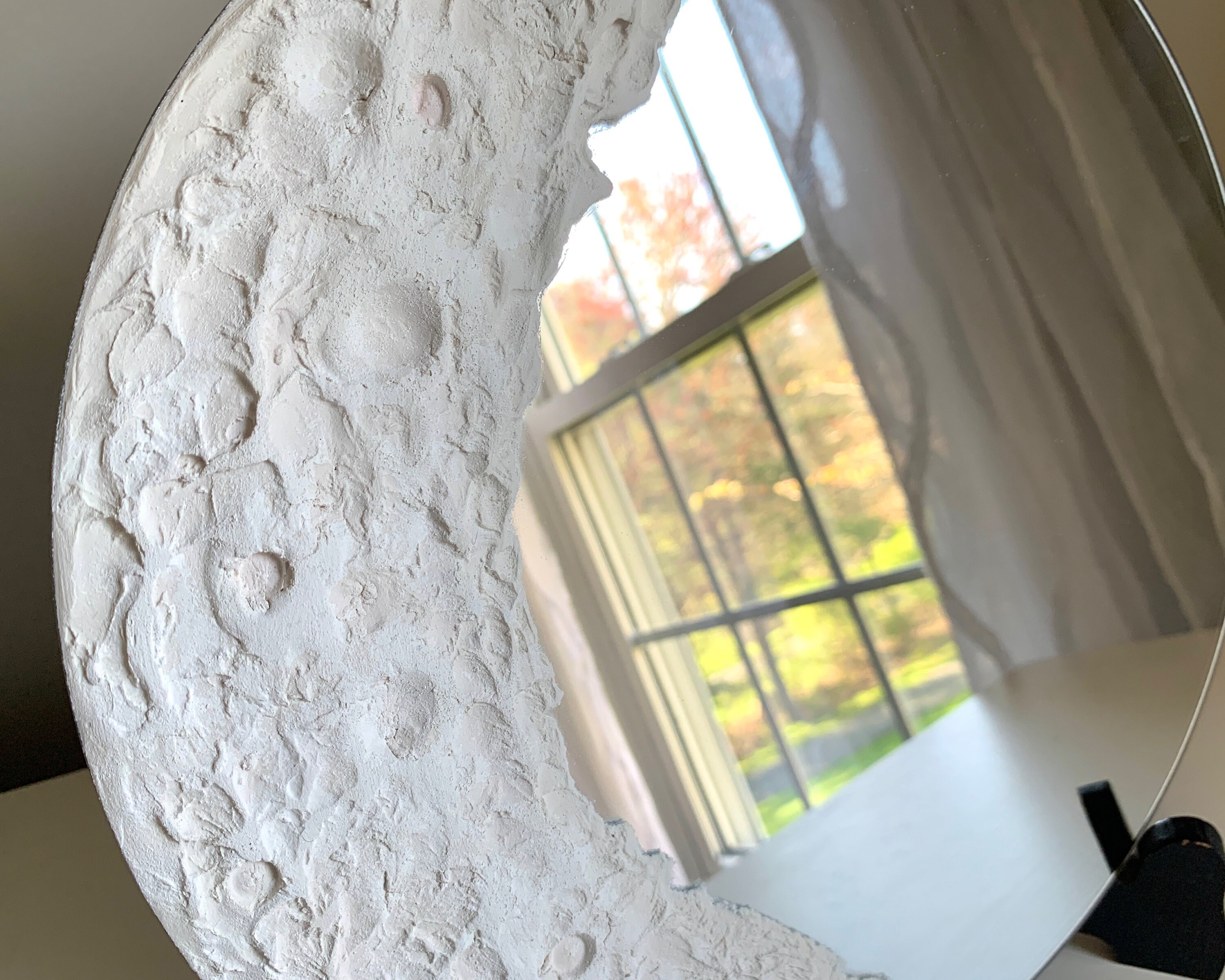 Moon Mirror Crescent Moon Round Mirror Decorative Mirror - Etsy