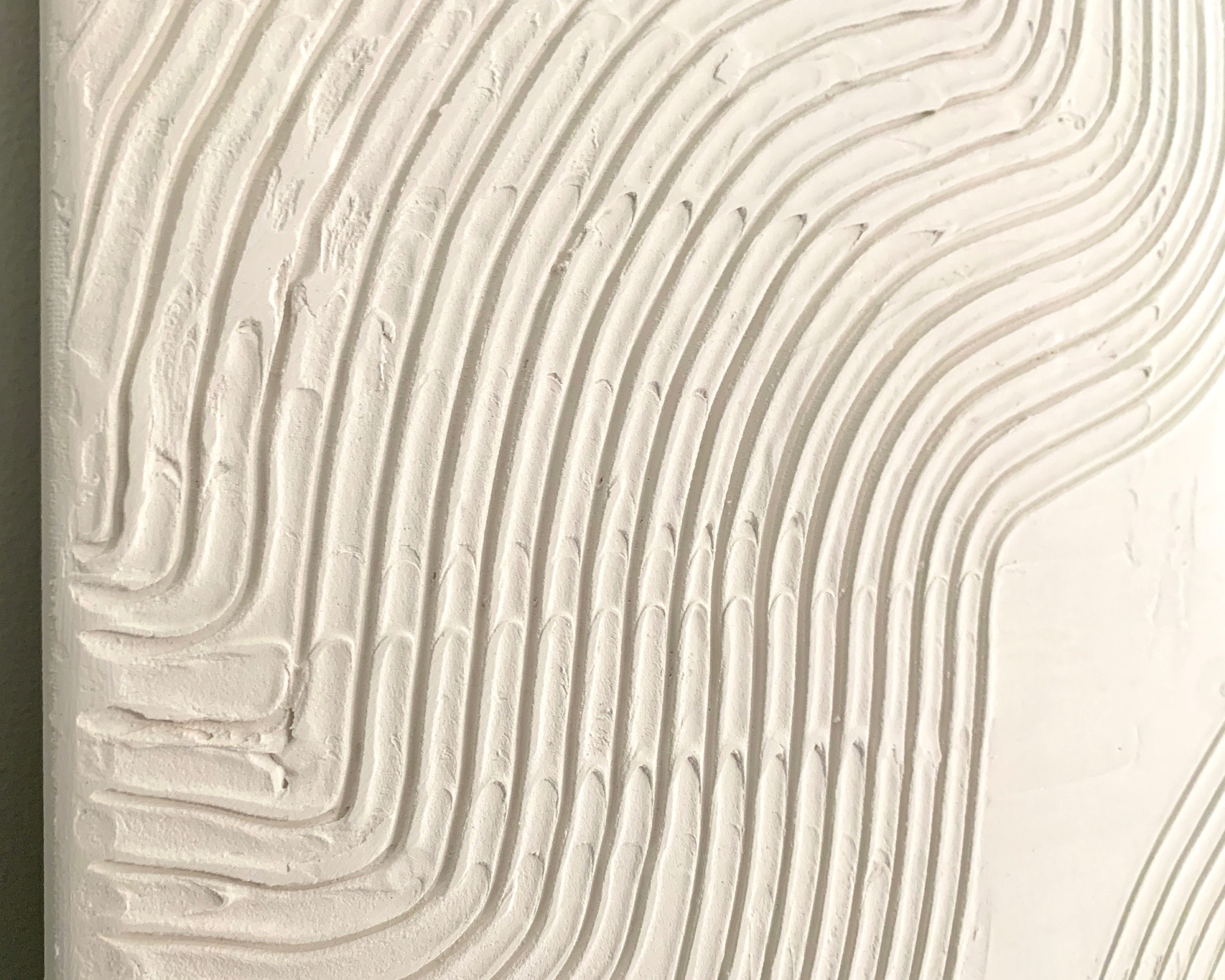 Plaster Wall Art, 2 Piece, Textured Wall Hanging, Plaster Art, Wall Art ...