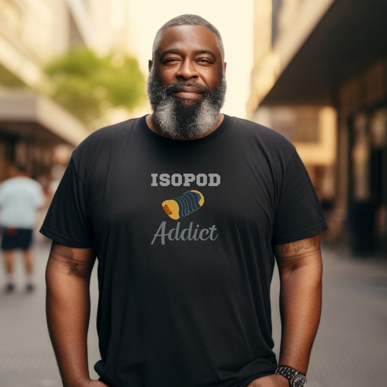 Dark Isopod Addict T-shirt With Hand-drawn Rubber Ducky Isopod - Unique ...