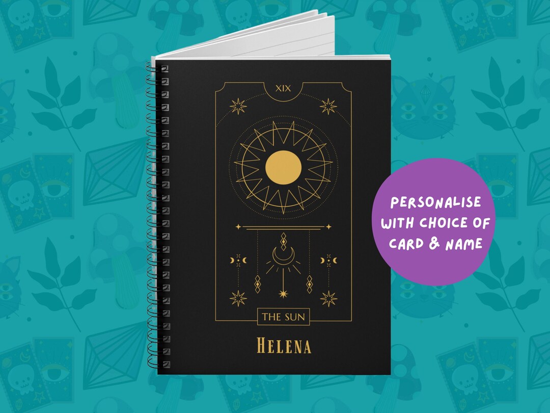 Personalised Tarot Card Journal for Readings. Customised Major Arcana ...