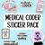 MEDICAL CODER/CODING Sticker Pack - Etsy