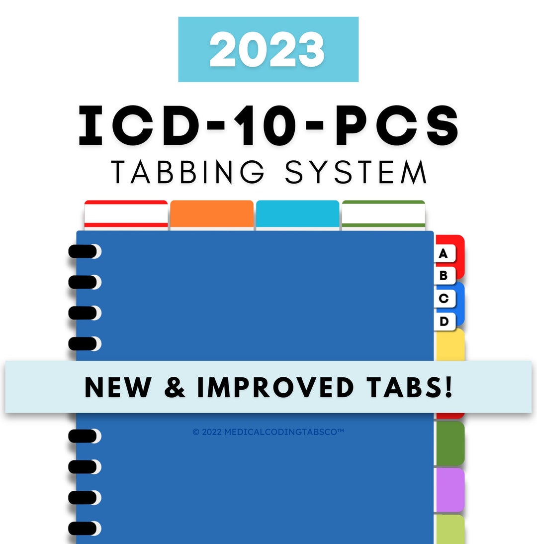 Tabbing System: ICD-10-PCS 2023 Book NOT included - Etsy.de