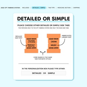 2025 CPT - Tabbing System | Medical Coding Tabs | Book Tabs (book NOT Included) - Etsy
