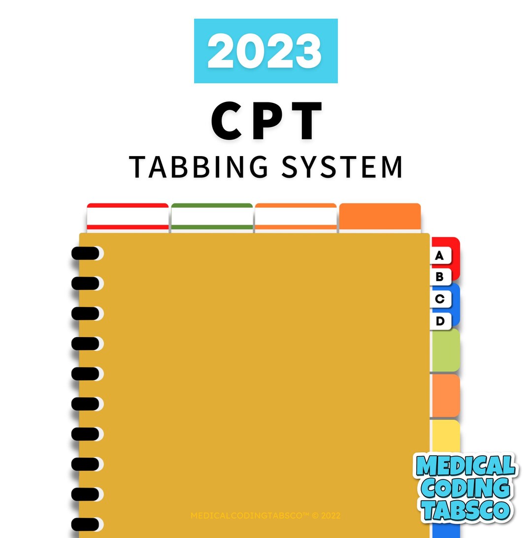 2023 CPT Tabbing System Book NOT included - Etsy México