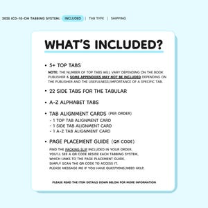 2025 ICD-10-CM - Tabbing System | Medical Coding Tabs | Book Tabs (book ...