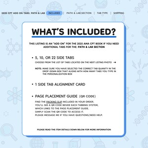 2025 CPT - Add on Tabs: PATH & LAB | Medical Coding Tabs - Etsy