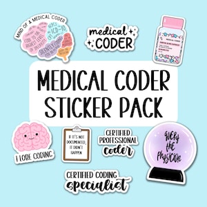 MEDICAL CODER/CODING - Sticker Pack - Etsy