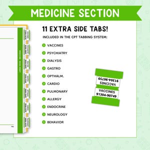 2026 CPT - Tabbing System | Medical Coding Tabs | Book Tabs (book NOT ...