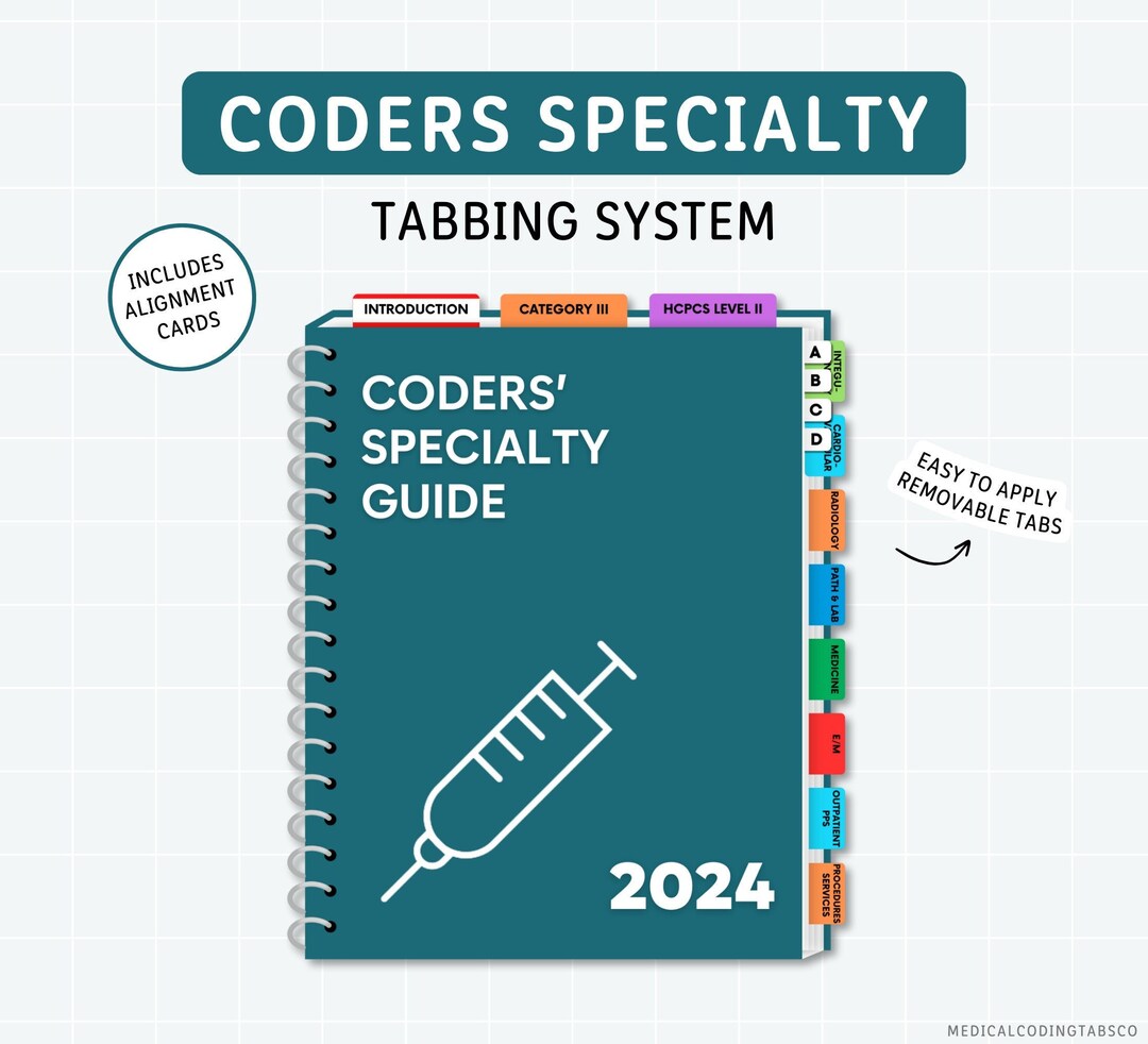 2024 Coders Specialty Tabbing System - Etsy