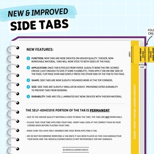 2024 HCPCS - Tabbing System | Medical Coding Tabs (book NOT Included ...