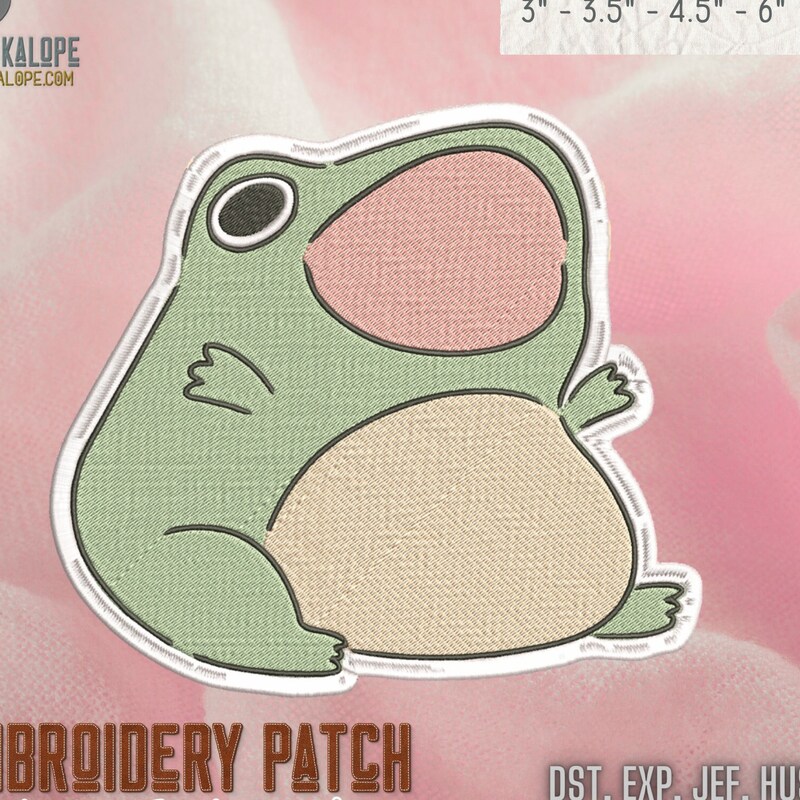 Cute Frog Patch - Etsy UK
