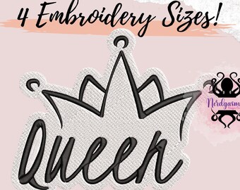 Queen Embroidery Design Instant Download Crown & Royalty Machine ...