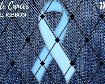 Prostate Cancer Ribbon Pin - Etsy