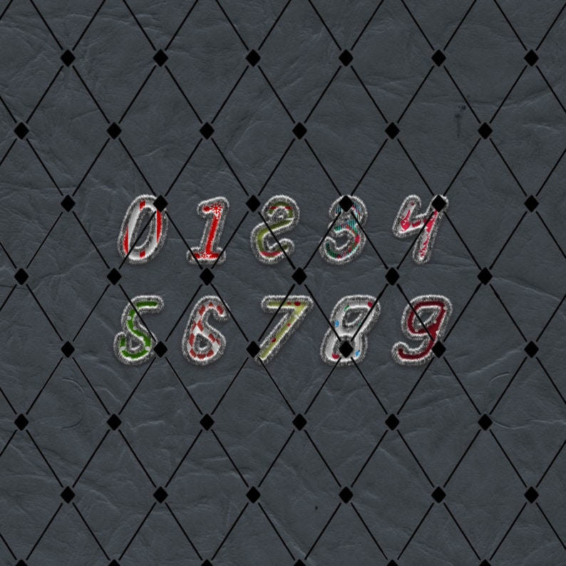 Tinsel Letter Pack Festive Font 300 DPI PNG - Etsy