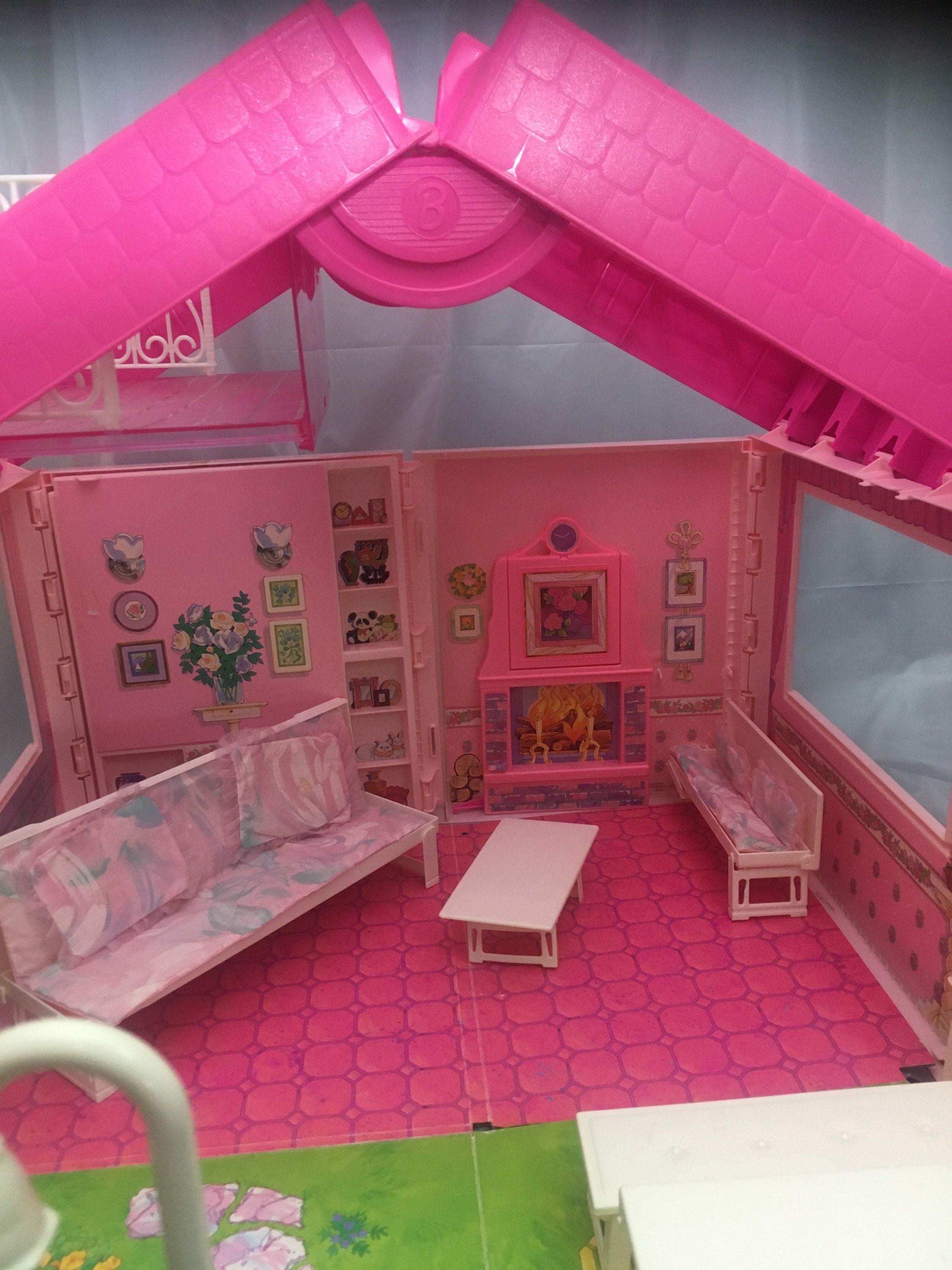 Barbie Fold N Fun House Furnished 1992 With Box - Etsy
