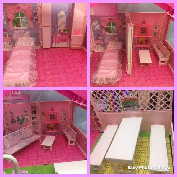 Barbie Fold N Fun House Furnished 1992 With Box - Etsy