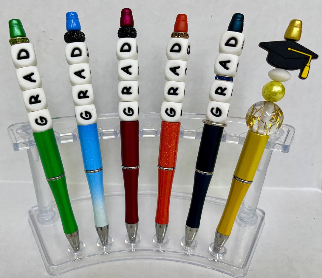 Graduation and Well Done Trophy Beaded Pen - Etsy