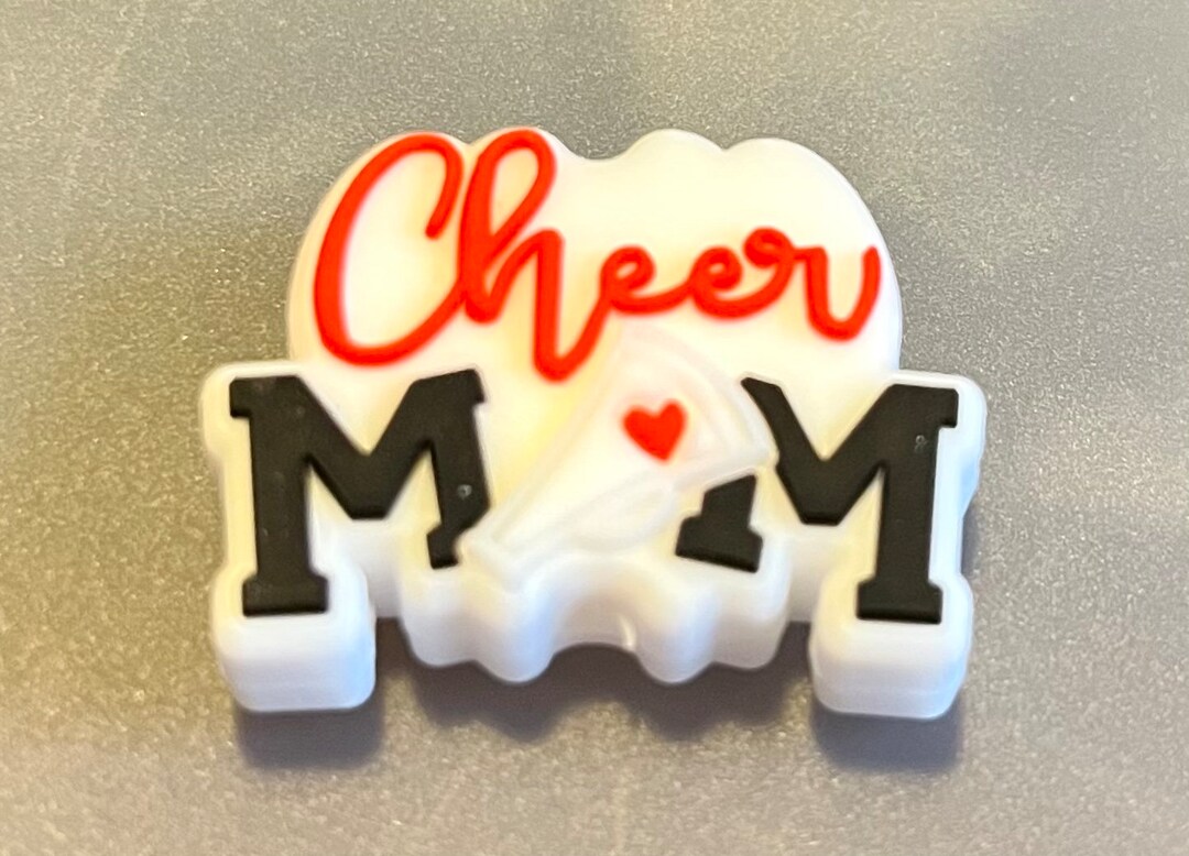 Cheer Mom Silicone Focal Bead/sports - Etsy