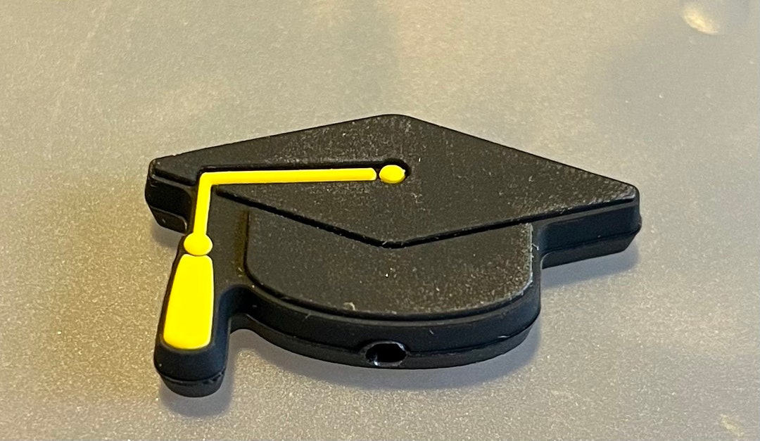 Graduation Cap Silicone Focal Bead/school/beaded Pens/university/pomp ...