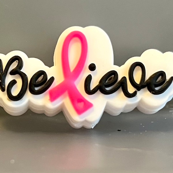 Pink Ribbon Beads - Etsy