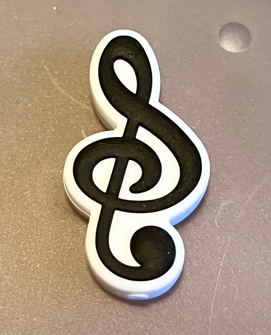 Musical Treble Clef Silicone Beads, Pair With Musical Note Beads in ...
