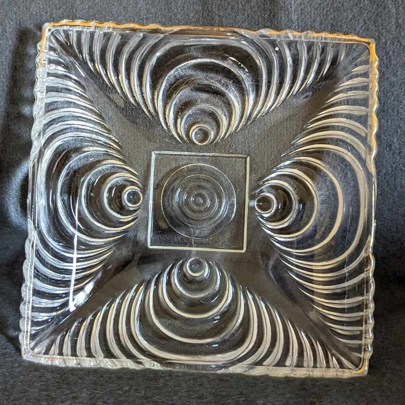 Vintage 1930's Square Candy Dish - Etsy