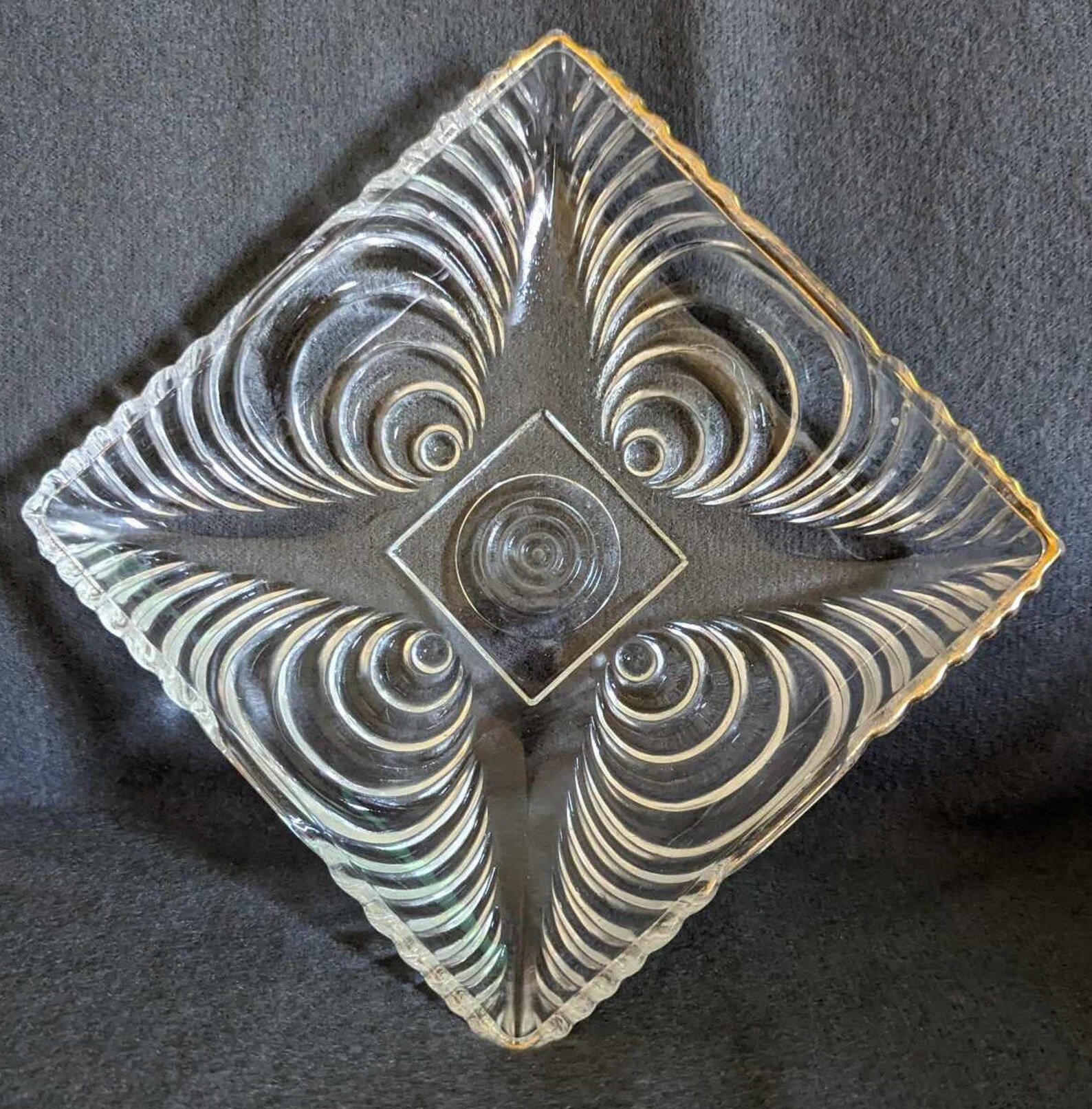 Vintage 1930's Square Candy Dish - Etsy