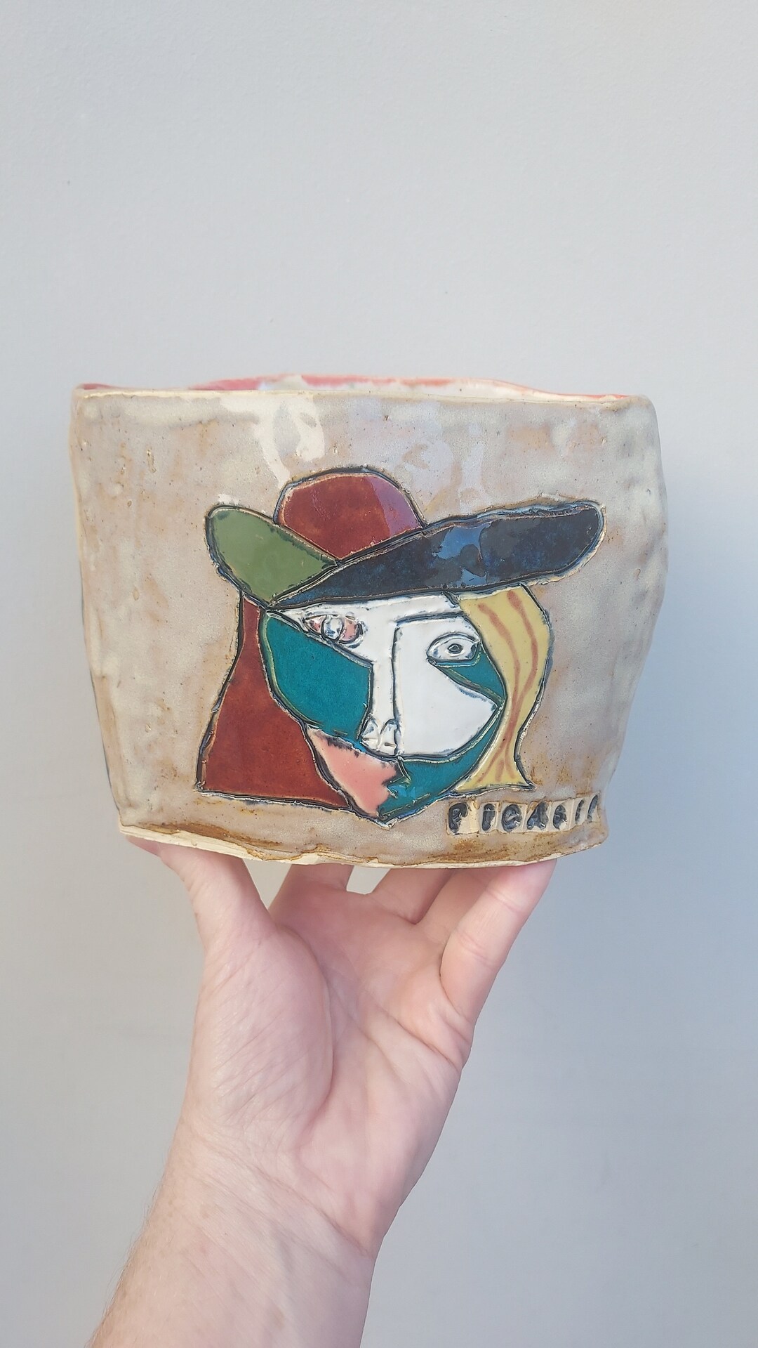 Picasso Munch Scream Ceramic Vase Fine Art Pottery - Etsy