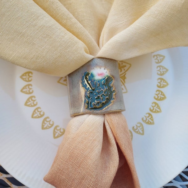 Pottery Napkin Rings - Etsy