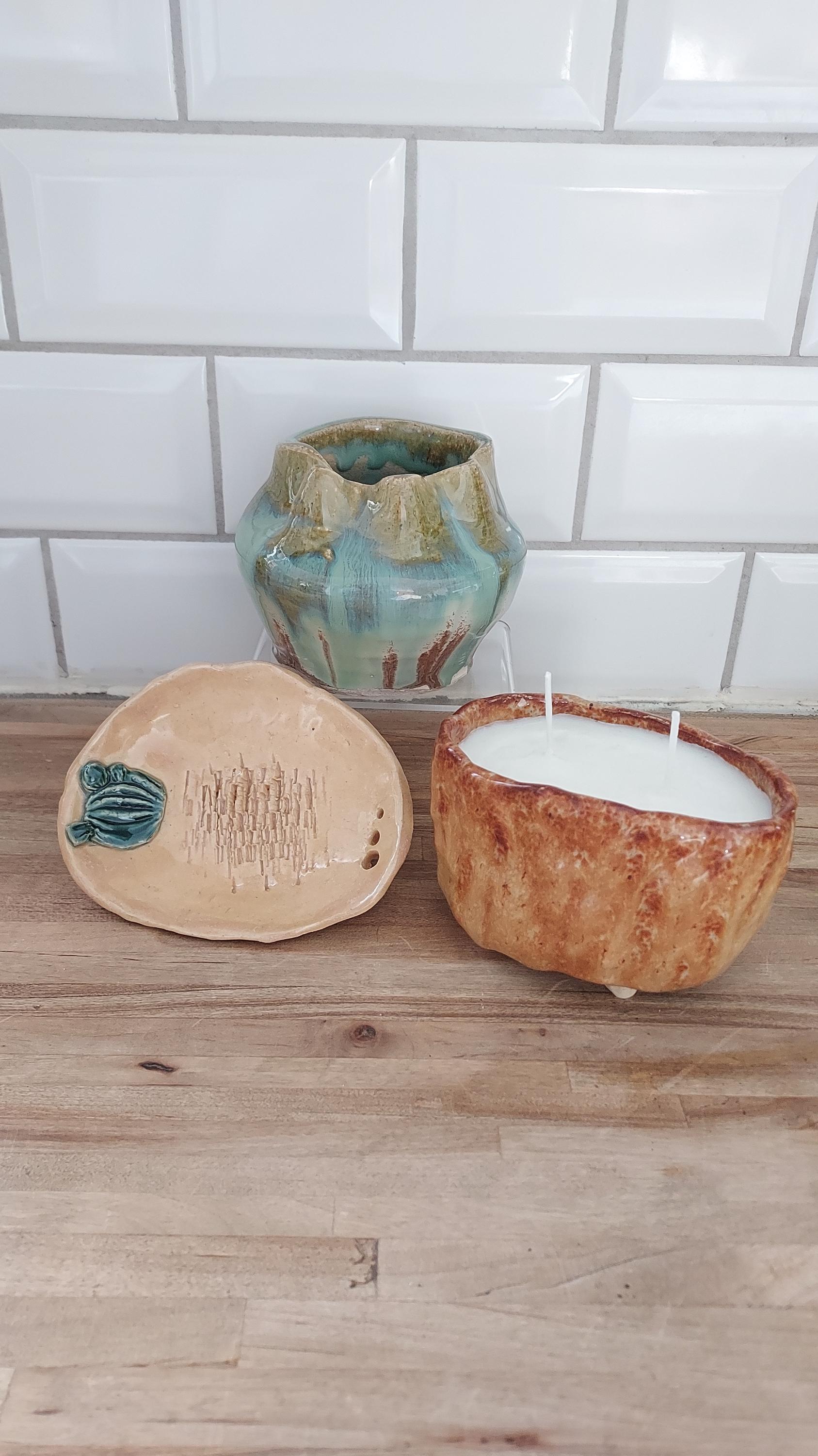 Handmade Pottery Mystery Box Functional Ceramic Art Mug Bowl Plate ...