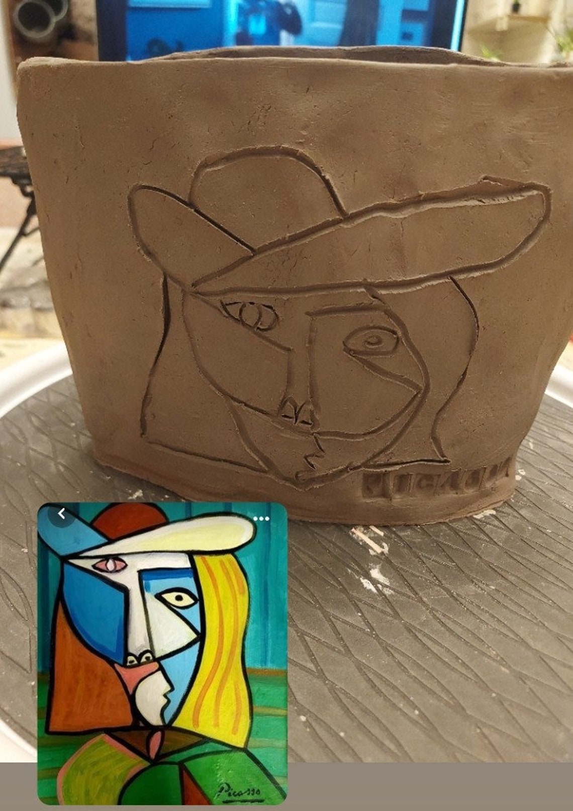 Picasso Munch Scream Ceramic Vase Fine Art Pottery - Etsy