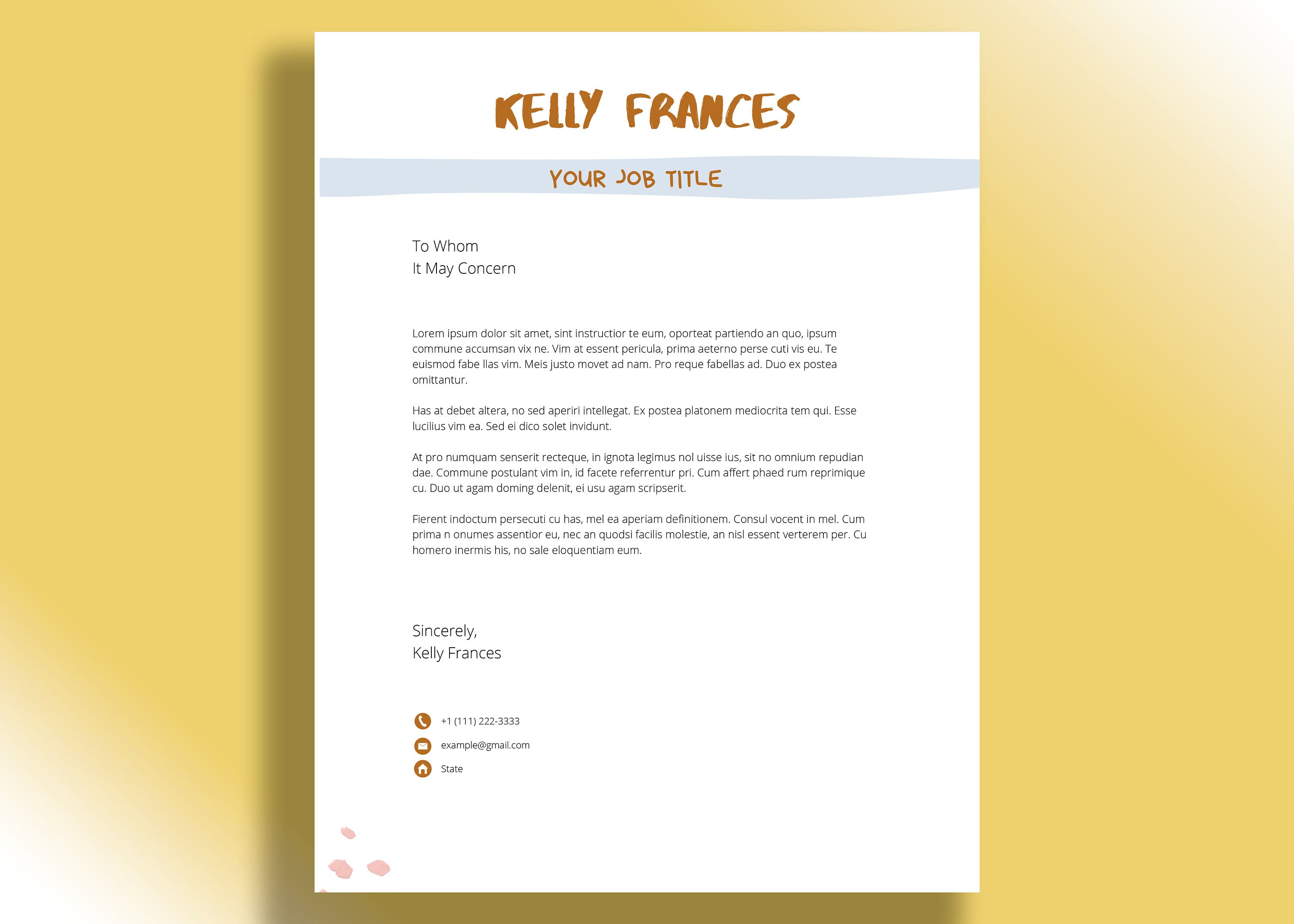 Fun Organic Resume Template for Canva, Nanny Teacher CV (digital ...