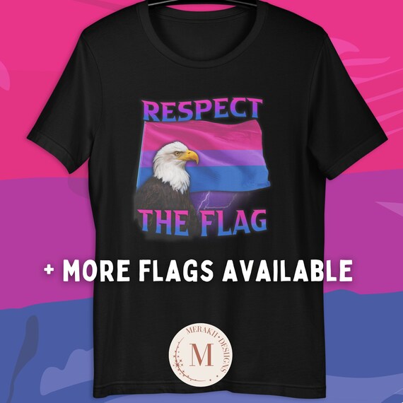BISEXUAL FLAG Vintage Aesthetic T Shirt Unisex Bi LGBTQ Bi | Etsy