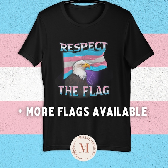 TRANSGENDER FLAG Vintage Aesthetic T Shirt Unisex Trans | Etsy