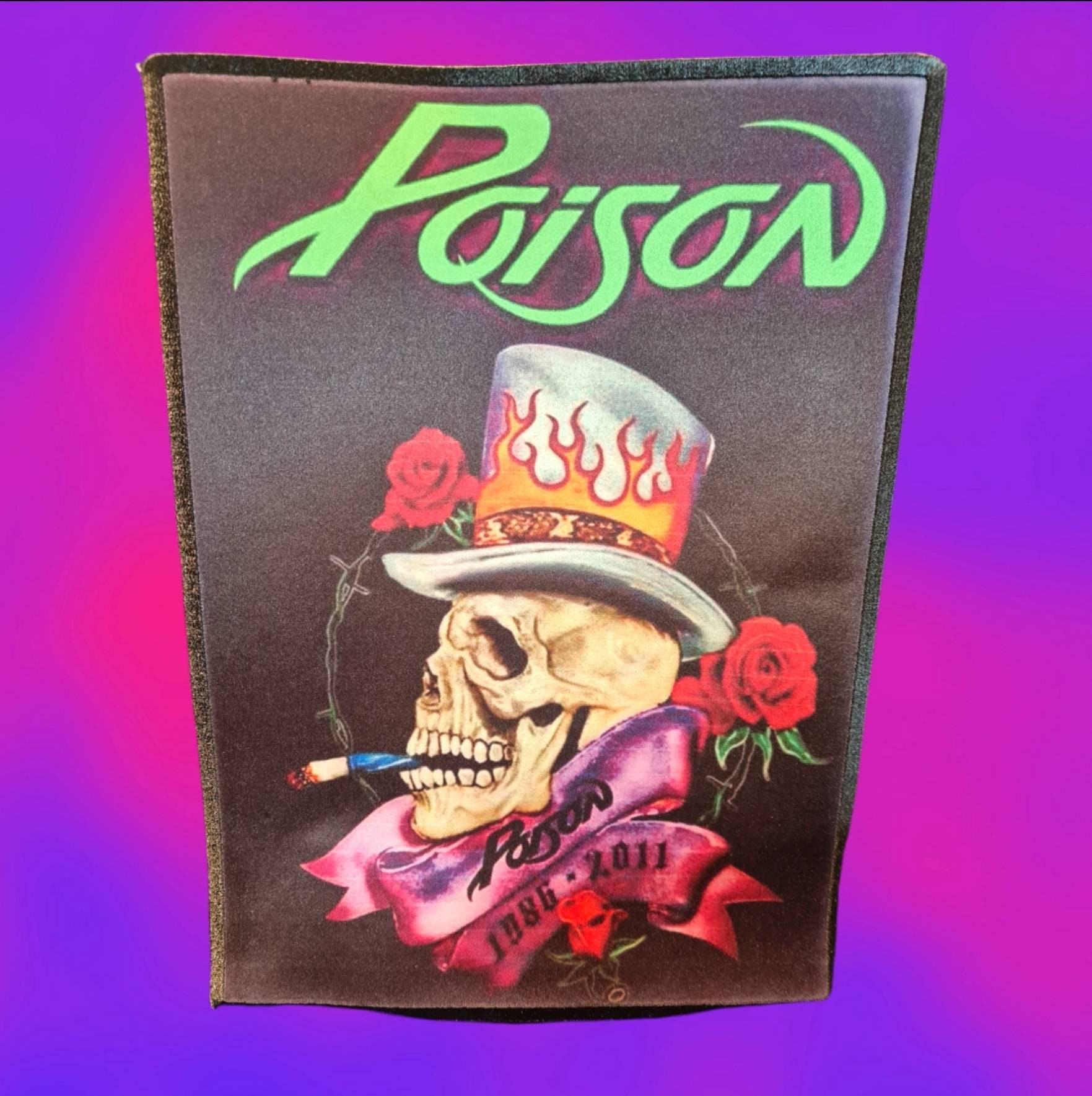 Poison Band Skull Logo